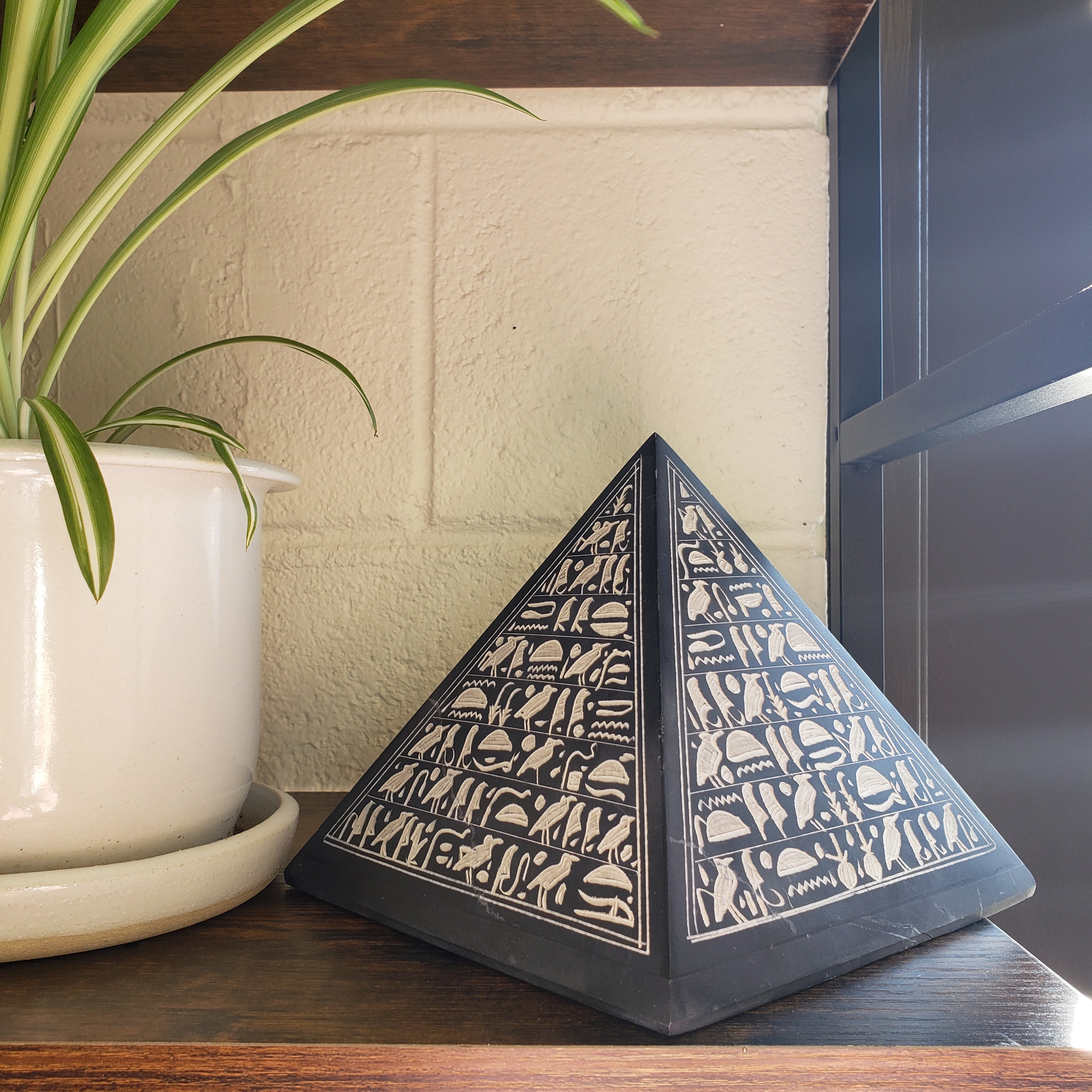 Large Egyptian Pyramid Statue Basalt - 7 Inches – Discoveries Egyptian ...