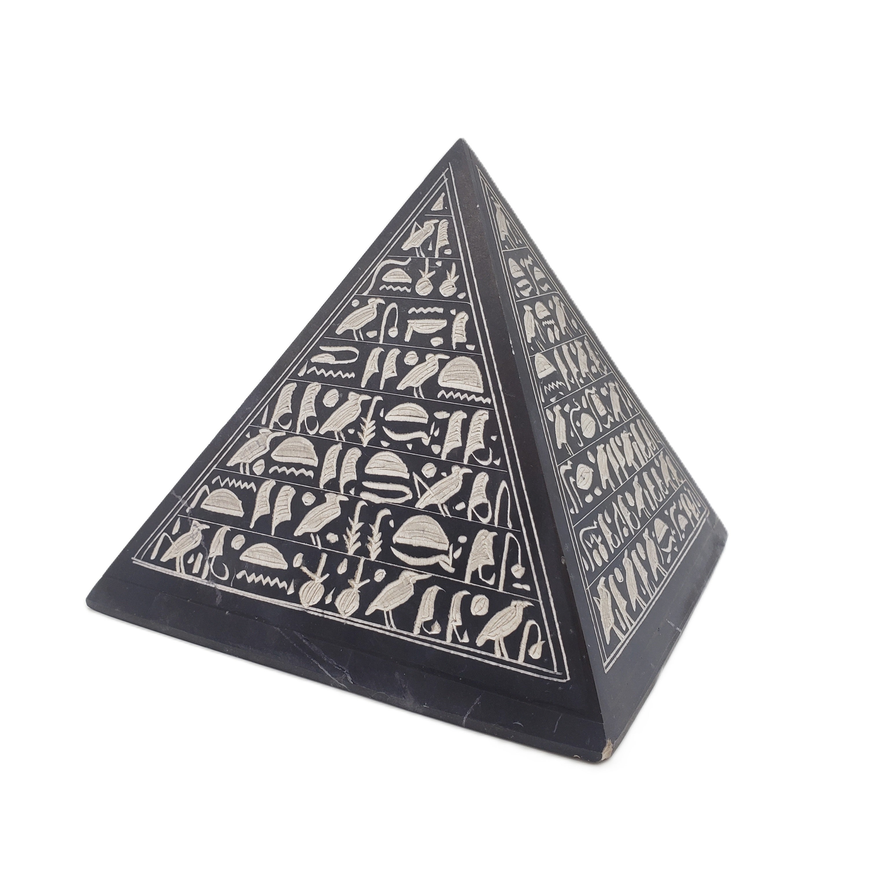 Large Egyptian Pyramid Statue Basalt - 7 Inches – Discoveries Egyptian ...