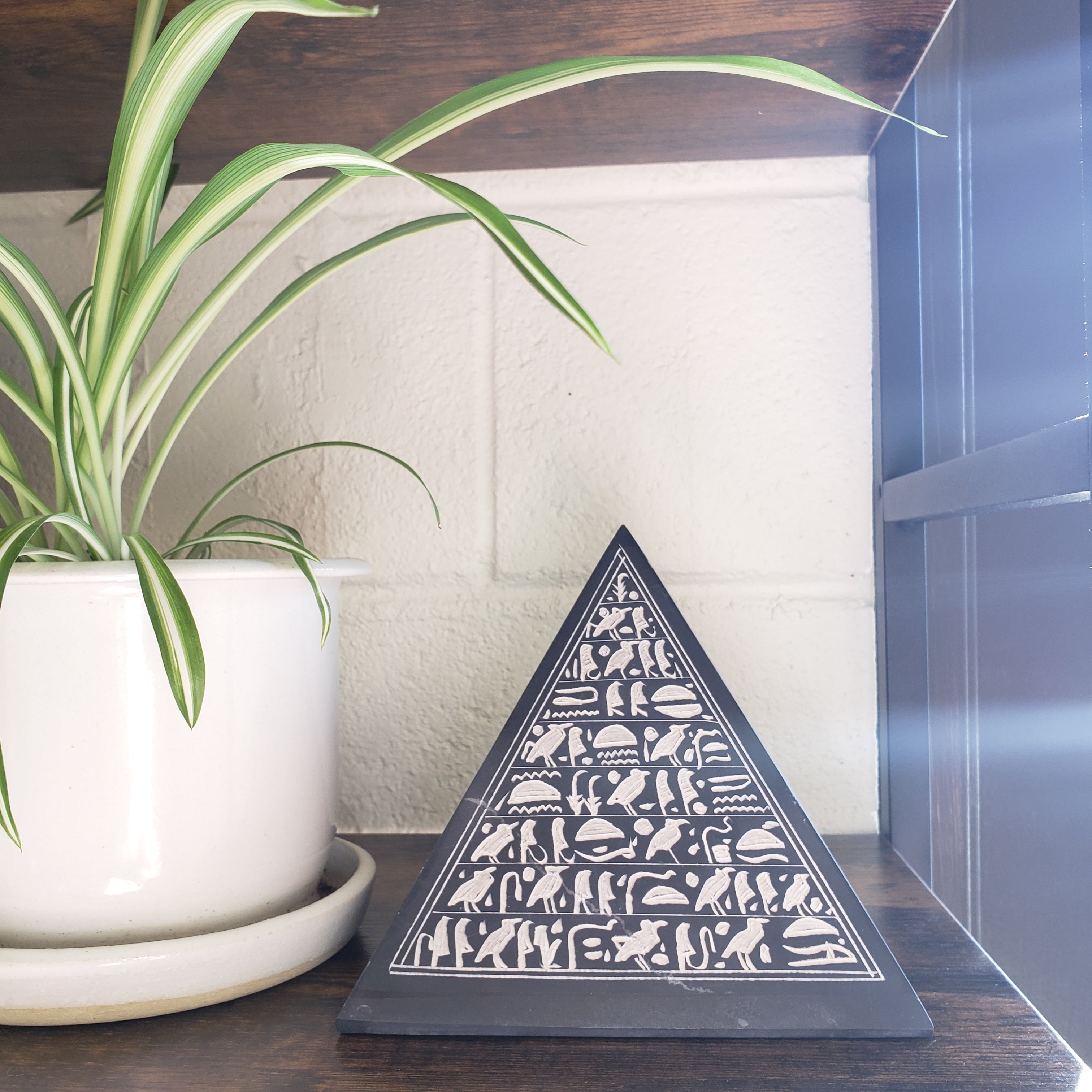 Large Egyptian Pyramid Statue Basalt - 7 Inches – Discoveries Egyptian ...