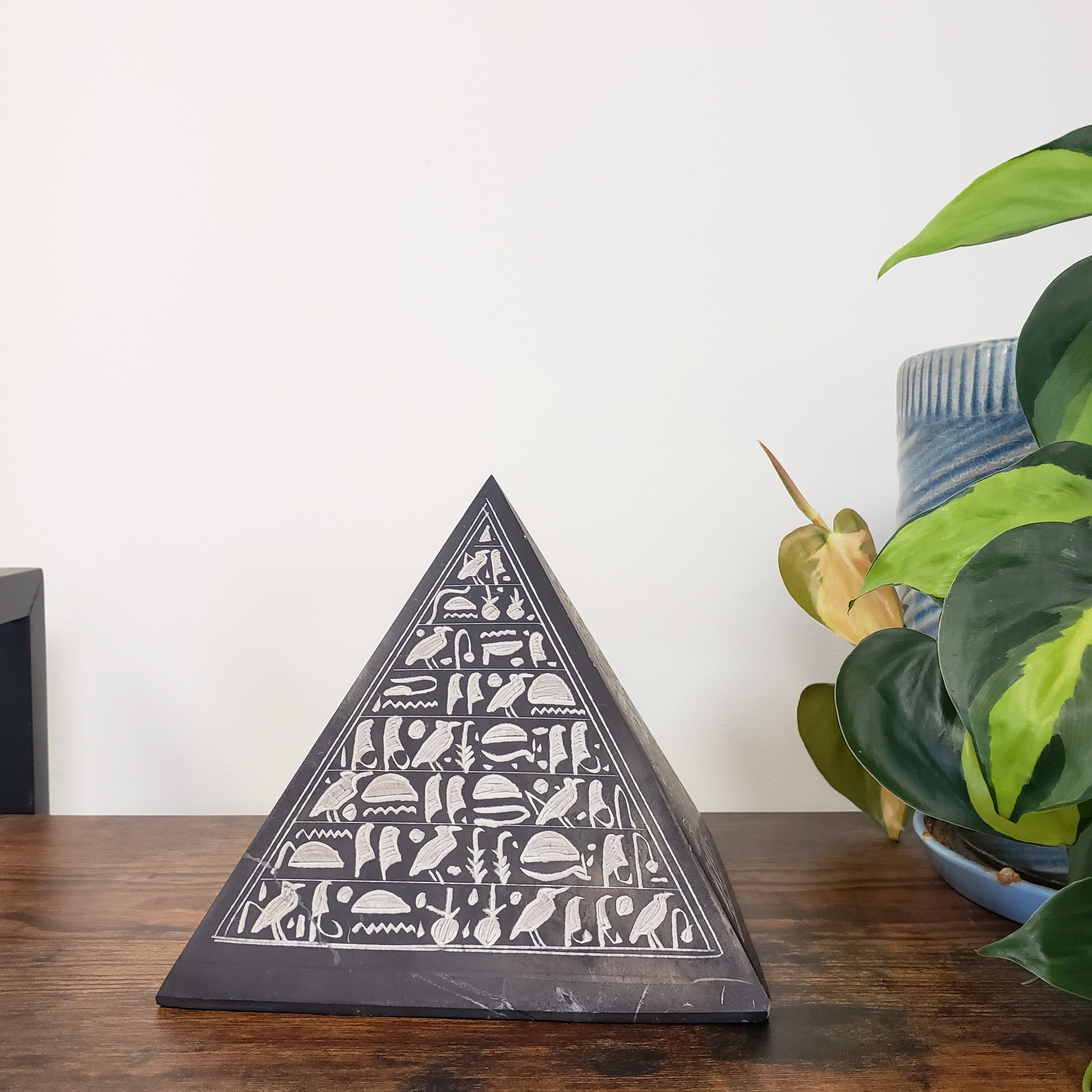 Large Egyptian Pyramid Statue Basalt - 7 Inches – Discoveries Egyptian ...