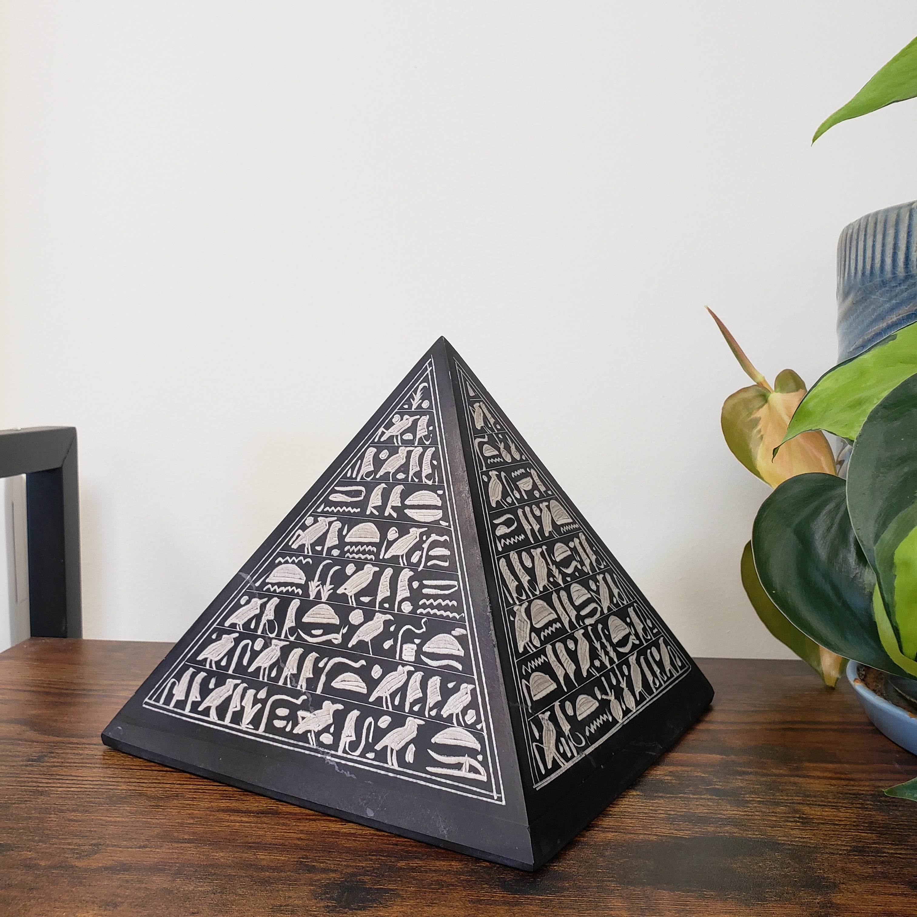 Large Egyptian Pyramid Statue Basalt - 7 Inches – Discoveries Egyptian ...