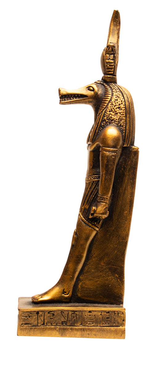 Sobek Statue - 10.5 inches - Bronze – Discoveries Egyptian Imports