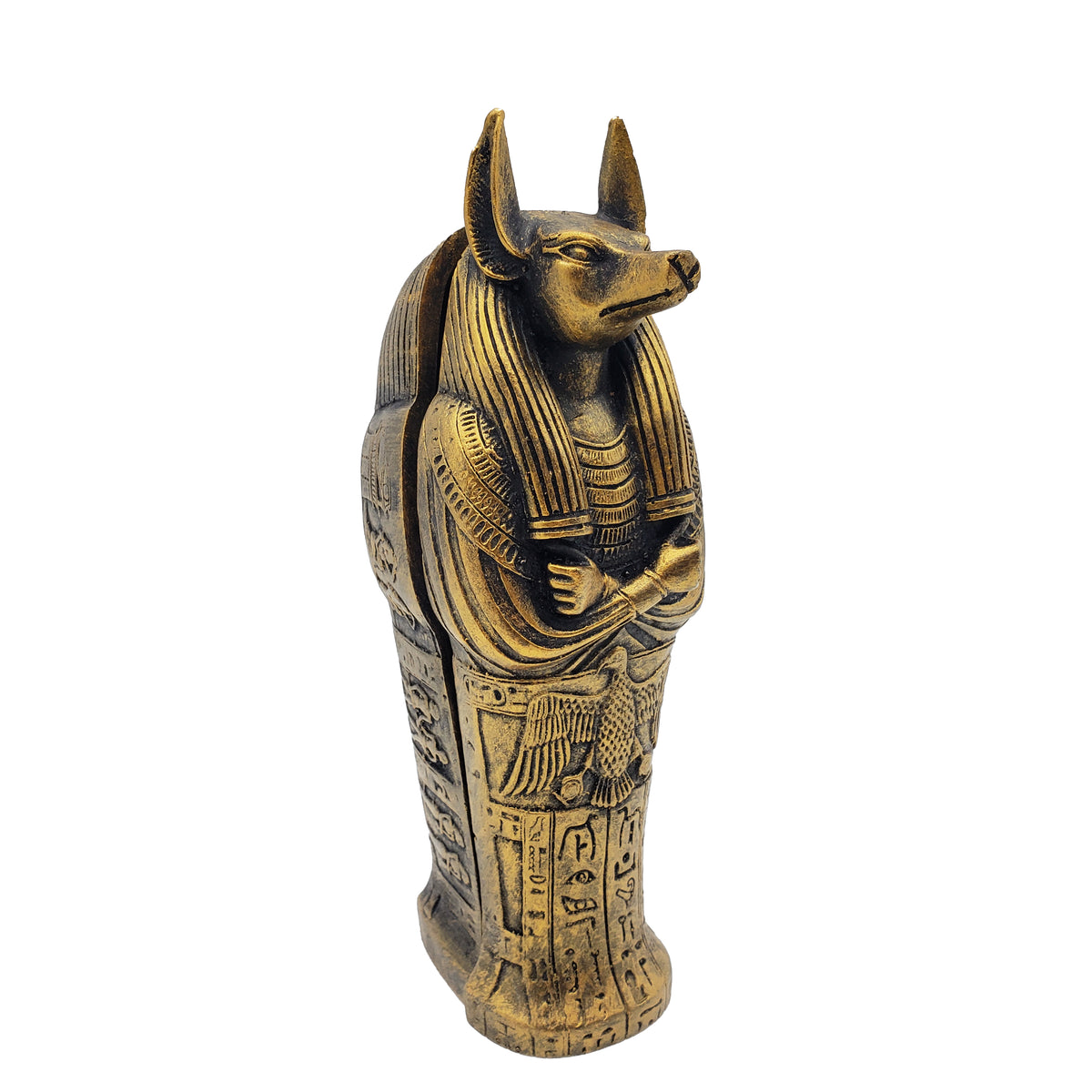 Anubis Sarcophagus Box - Bronze - Egyptian God – Discoveries Egyptian ...