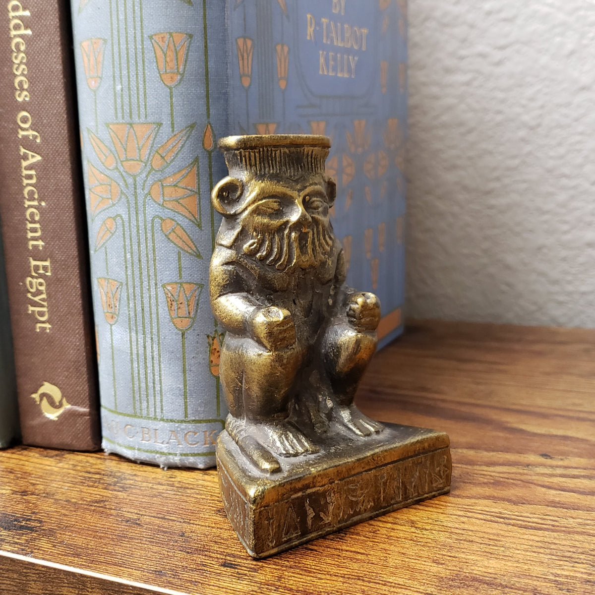 Bes Statue Bronze - Egyptian God - Made in Egypt – Discoveries Egyptian ...