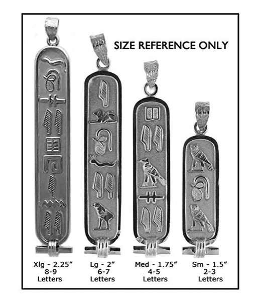 Diamond Cut Personalized Cartouches - Gold and Silver Options ...