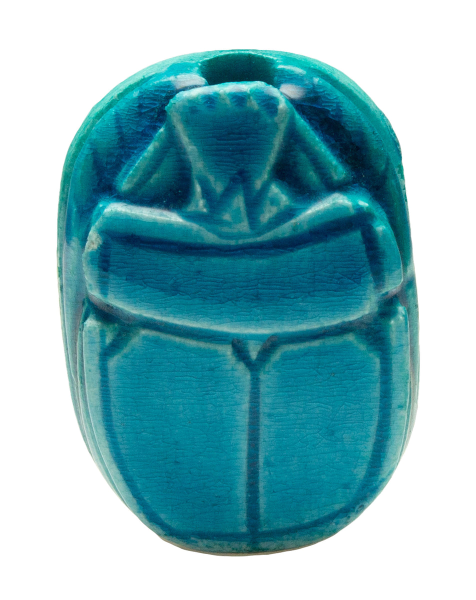 Extra Large Blue Scarab Bead- 1.5"- Package of 1 – Discoveries Egyptian ...