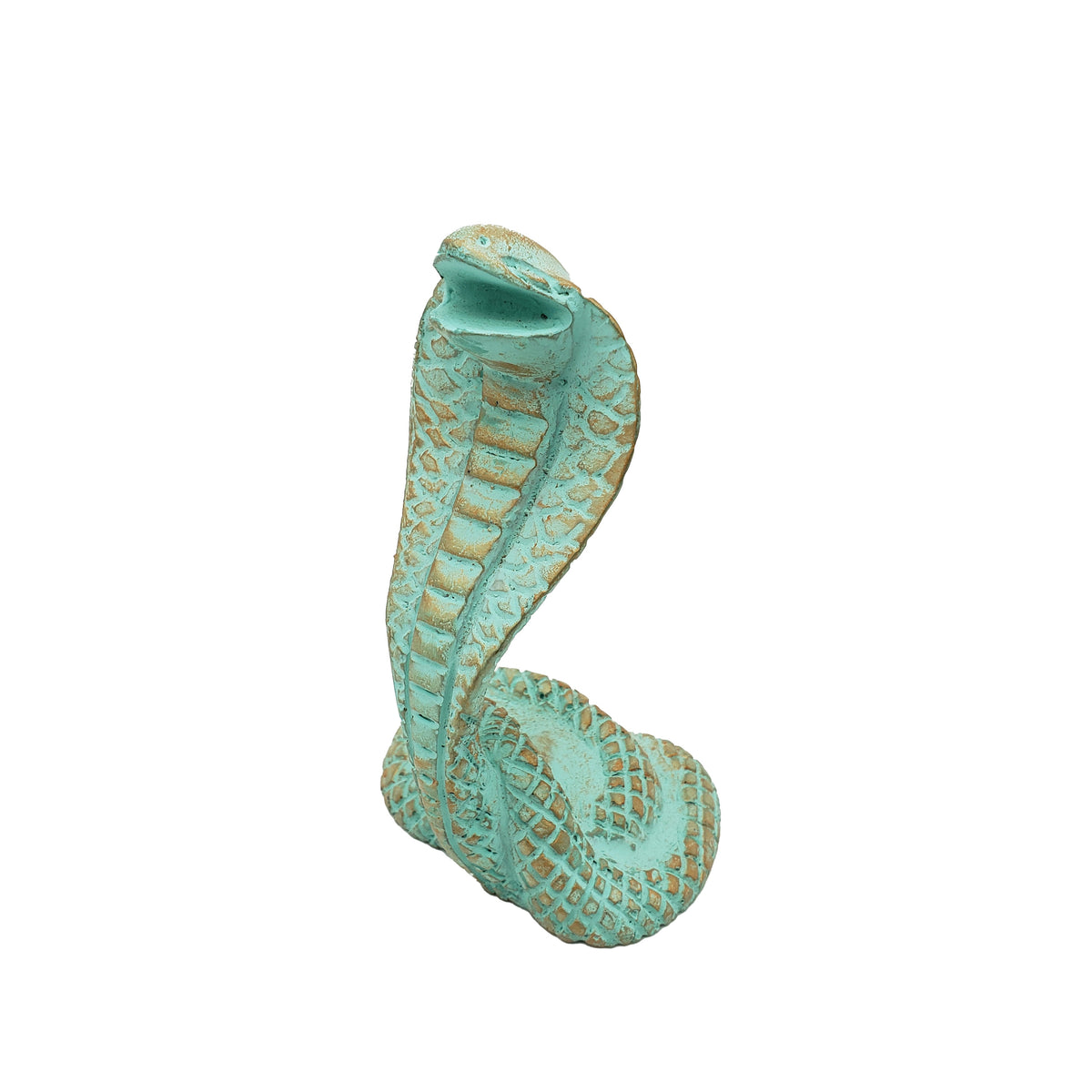 Egyptian Cobra Statue - Hand Painted Uraeus - Egyptian Goddess Wadjet ...